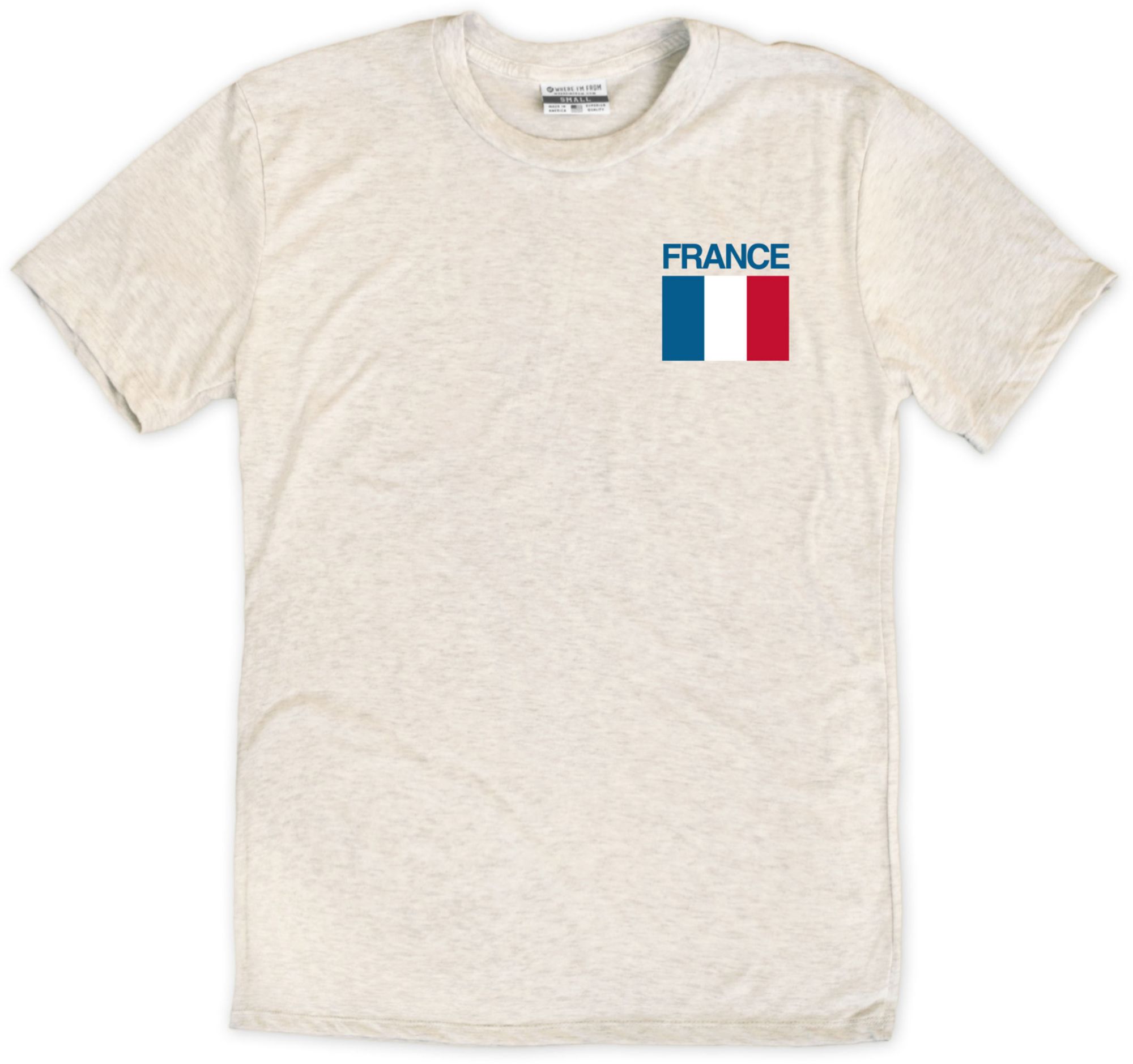 Where I'm From Adult France Oatmeal 2 Hit T-Shirt | Dick's Sporting Goods