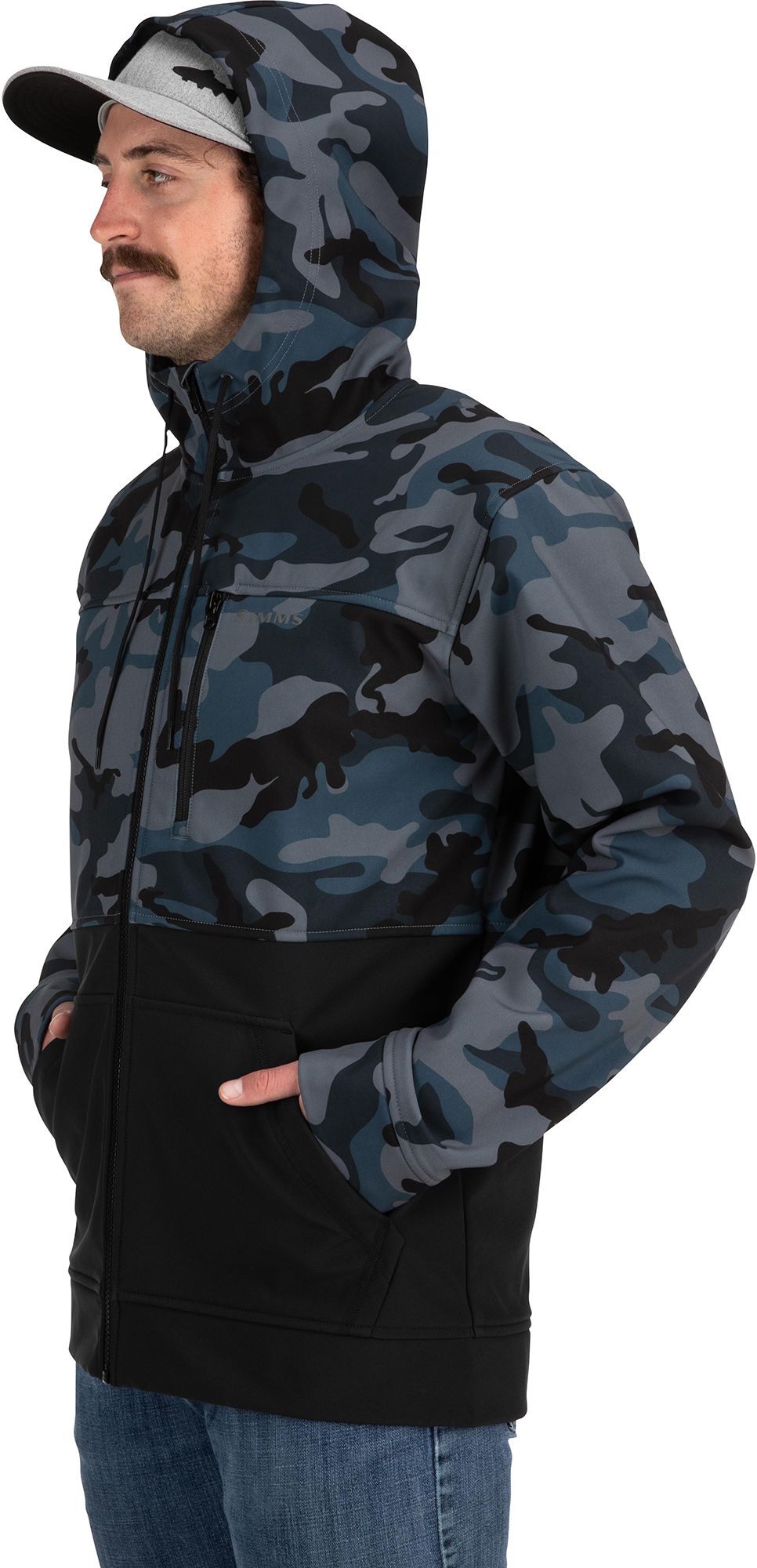 Simms Men's Rogue Fleece Full-Zip Hooded Jacket | Dick's Sporting Goods