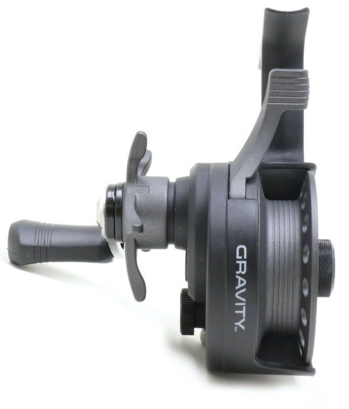 Clam Outdoors Gravity Ice Fishing Reel – Graphite – Sansujyuku