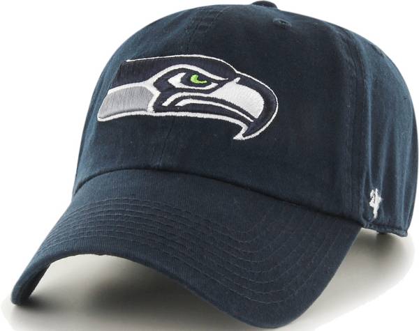 '47 Men's Seattle Seahawks Navy Clean Up Adjustable Hat | Dick's ...