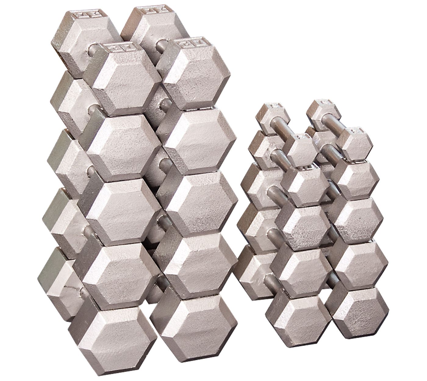 Body-Solid Grey Hex 5-50 lb Dumbbell Set | Dick's Sporting Goods