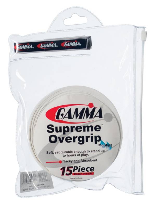 GAMMA Supreme Overgrip - 15 Piece Tour Pack | Dick's Sporting Goods
