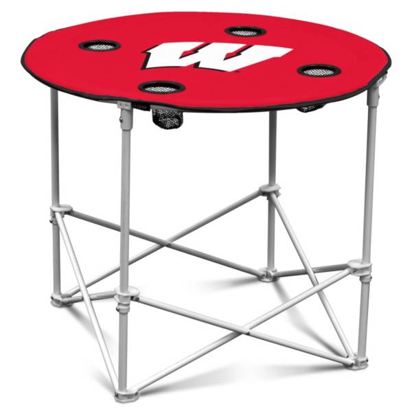 Logo Brands Wisconsin Badgers Portable Round Table | Dick's Sporting Goods