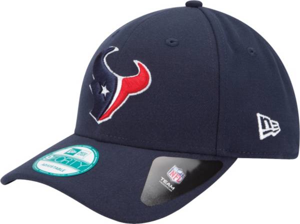 New Era Men's Houston Texans League 9Forty Adjustable Navy Hat | Dick's Sporting Goods