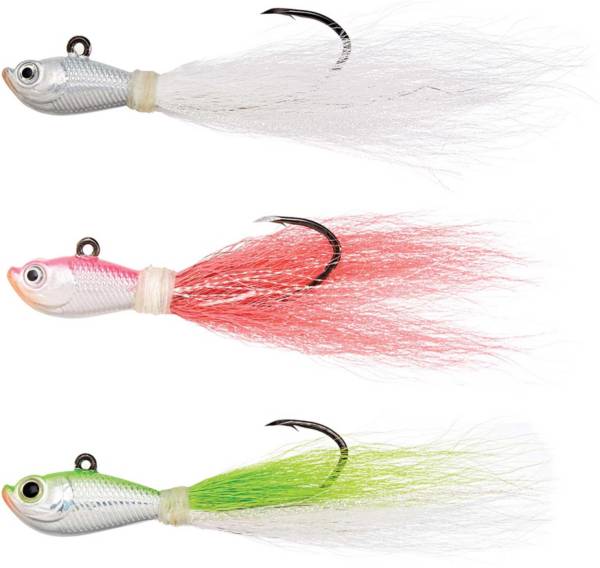 Eagle Claw Trokar Pro-V Bend Variety Bucktail Saltwater Jig Kit | Dick ...
