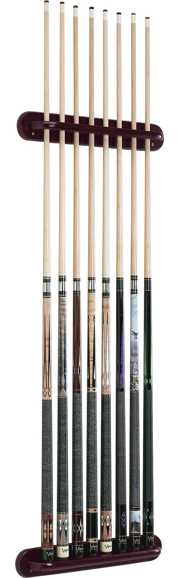 Viper Traditional Eight Cue Mahogany Wall Cue Rack | Dick's Sporting Goods