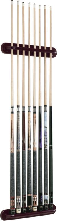 Viper Traditional Eight Cue Mahogany Wall Cue Rack | Dick's Sporting Goods