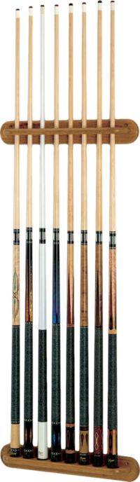 Viper Traditional Eight Cue Oak Wall Cue Rack | Dick's Sporting Goods