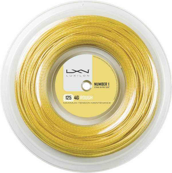 Luxilon 4G Rough 16L Tennis String – 200M Reel | Dick's Sporting Goods
