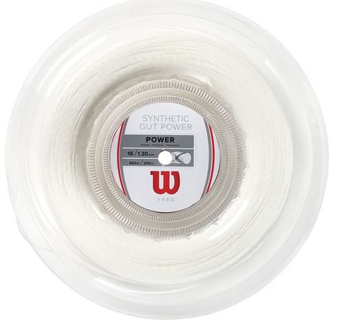 Wilson Synthetic Gut Power 16 Tennis String – 200M Reel | Dick's ...