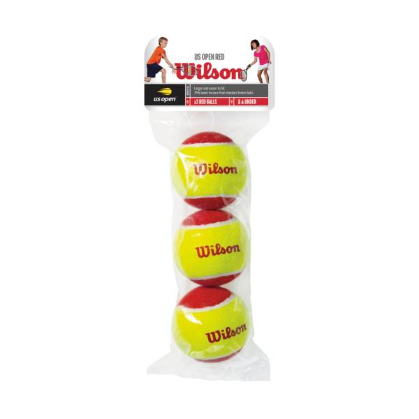Wilson Youth US Open Stage 3 Tennis Balls | Dick's Sporting Goods