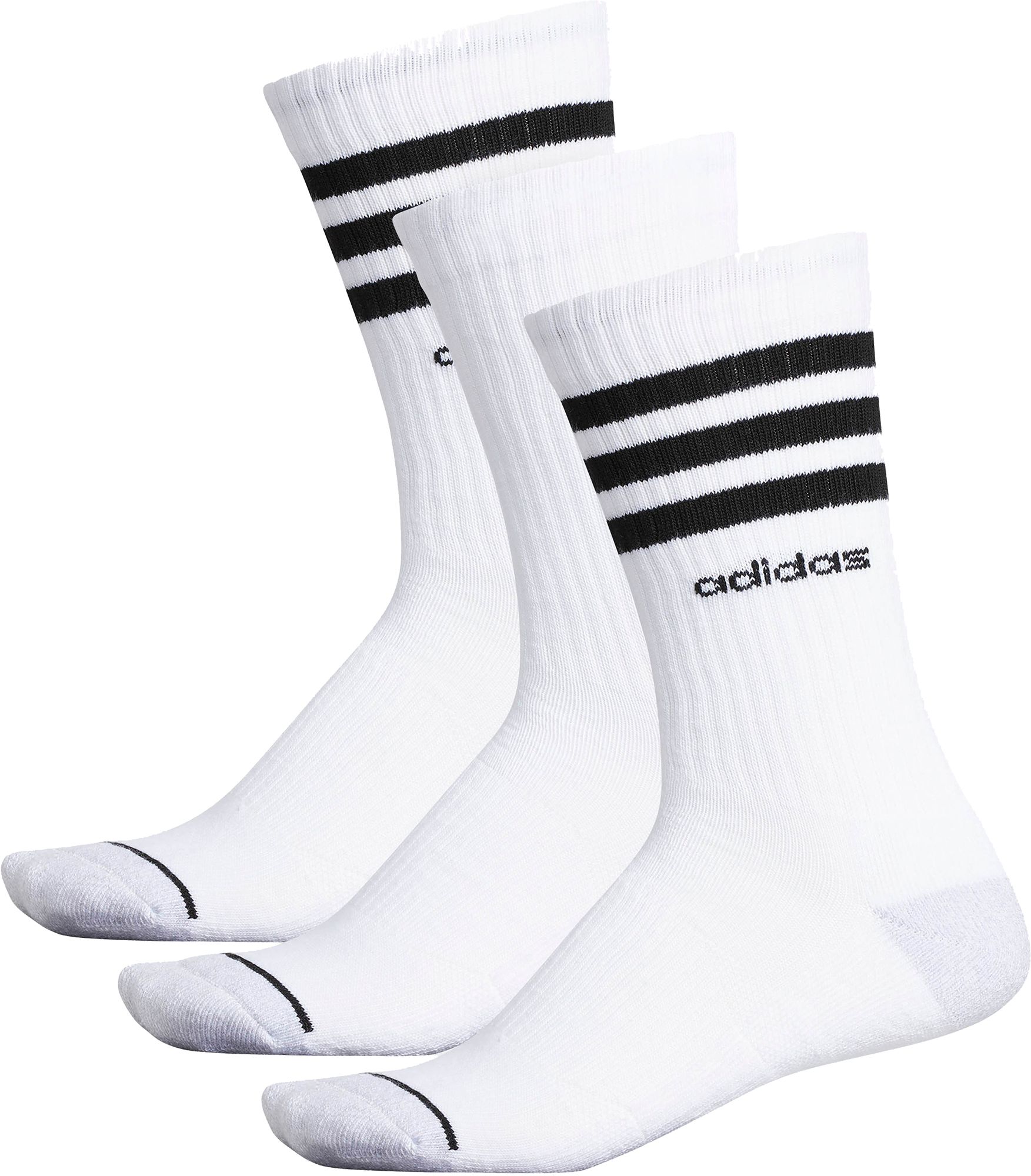 adidas Men's 3-Stripe Crew Sock - 3 Pack | DICK'S Sporting Goods