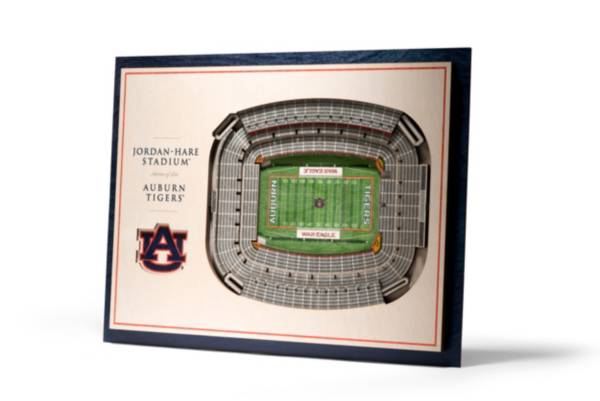 You The Fan Auburn Tigers 5 Layer Stadiumviews 3d Wall Art Dicks