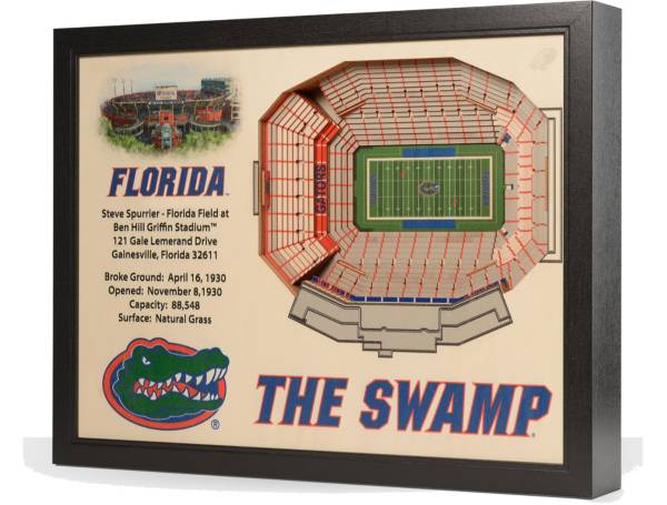 You The Fan Florida Gators 25 Layer Stadiumviews 3d Wall Art Dicks