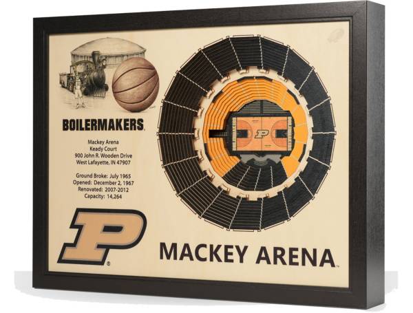 You The Fan Purdue Boilermakers 25 Layer Stadiumviews 3d Wall Art