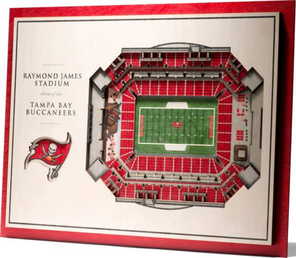 You The Fan Tampa Bay Buccaneers 5 Layer Stadiumviews 3d Wall Art