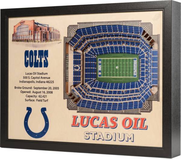 You the Fan Indianapolis Colts 25-Layer StadiumViews 3D Wall Art | Dick ...