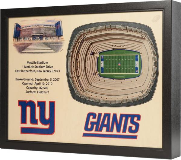 You The Fan New York Giants 25 Layer Stadiumviews 3d Wall Art Dicks