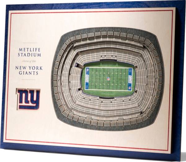 You The Fan New York Giants 5 Layer Stadiumviews 3d Wall Art Dicks