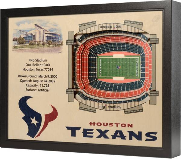 You The Fan Houston Texans 25 Layer Stadiumviews 3d Wall Art Dicks