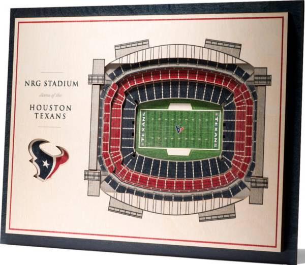 You The Fan Houston Texans 5 Layer Stadiumviews 3d Wall Art Dicks