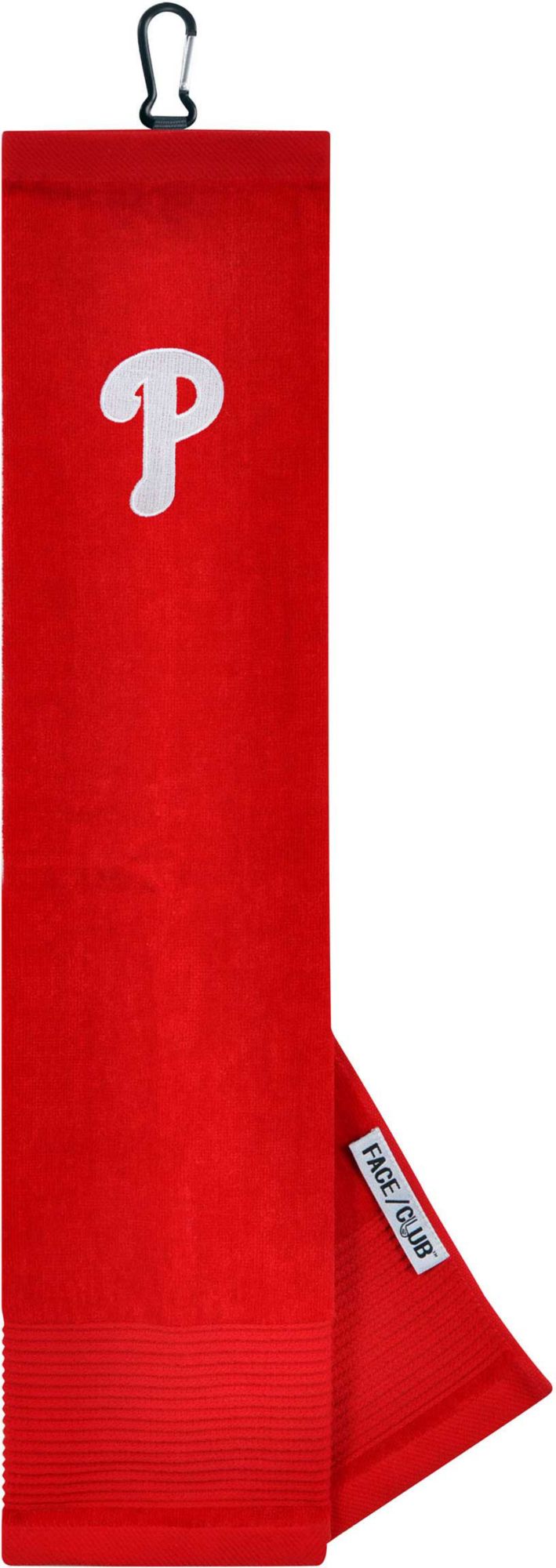 Team Effort Philadelphia Phillies Embroidered Face/Club Tri-Fold Towel ...