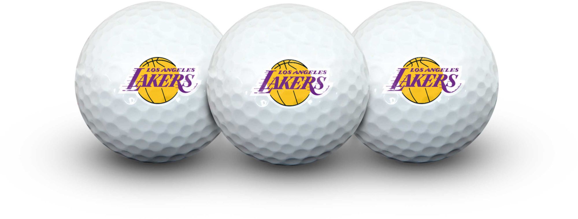 Team Effort Los Angeles Lakers Golf Balls - 3 Pack International Shipping