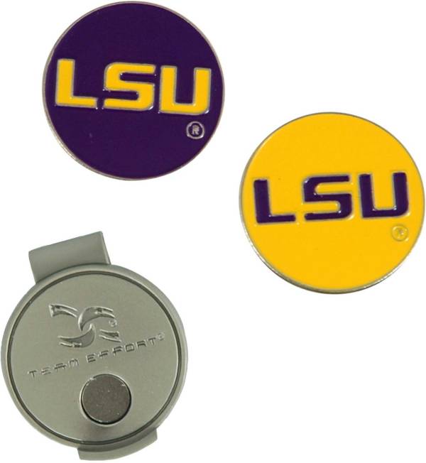 Team Effort LSU Tigers Hat Clip and Ball Markers Set | Golf Galaxy