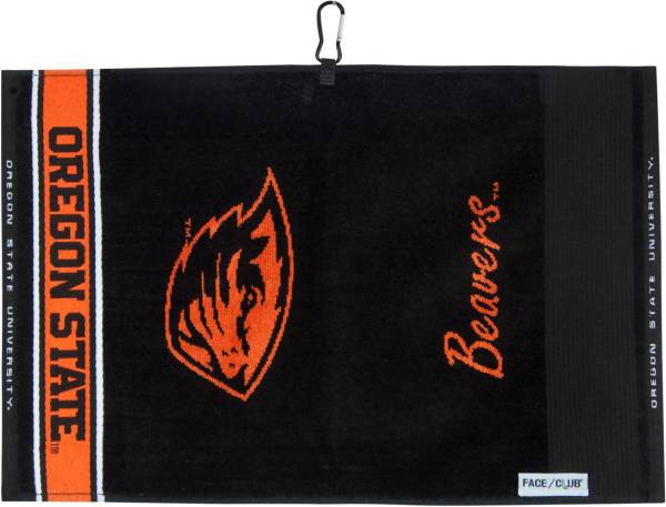 Team Effort Oregon State Beavers Face/Club Jacquard Golf Towel | Dick's ...