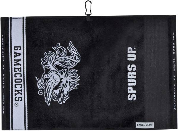 Team Effort South Carolina Gamecocks Face/Club Jacquard Golf Towel ...