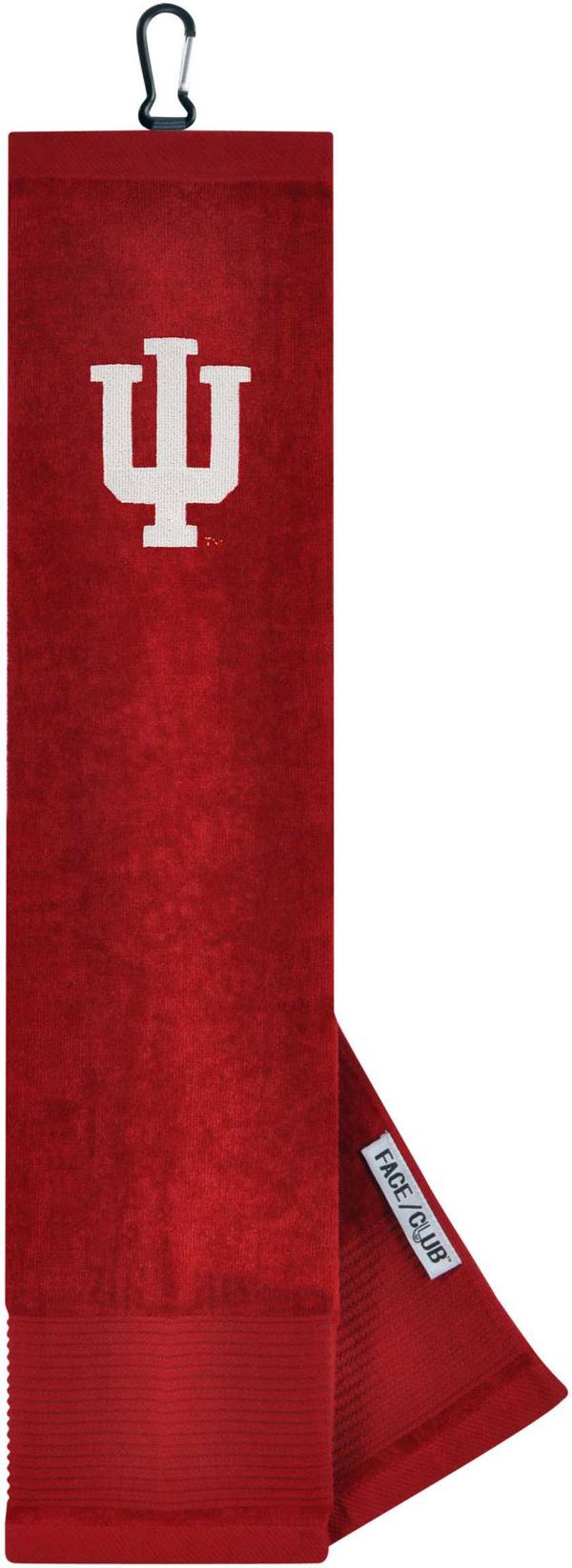 Team Effort Indiana Hoosiers Embroidered Face/Club Tri-Fold Towel ...