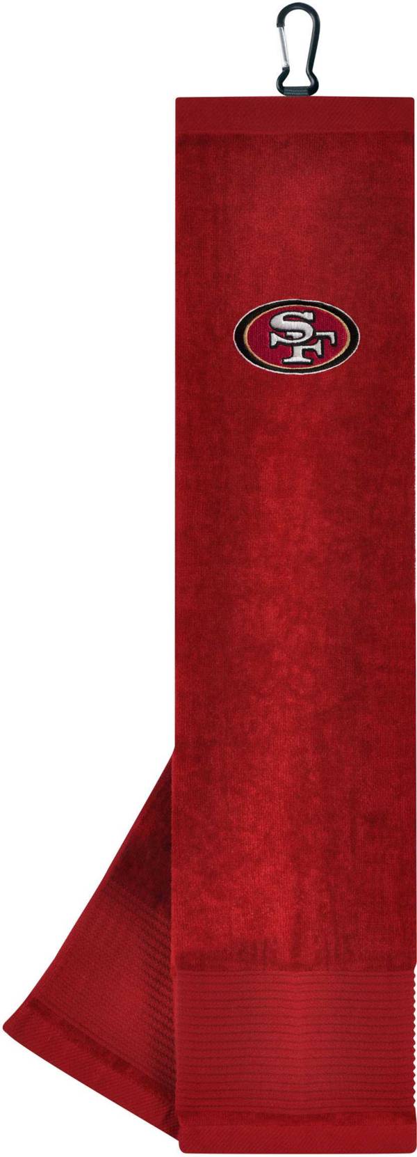 Team Effort San Francisco 49ers Embroidered Face/Club Tri-Fold Towel ...