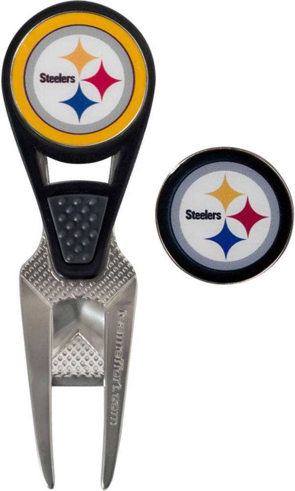 Team Effort Pittsburgh Steelers CVX Divot Tool and Ball Marker Set ...