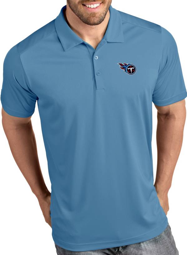 Antigua Men's Tennessee Titans Tribute Blue Polo | Dick's Sporting Goods