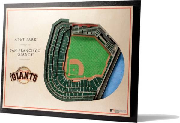 You The Fan San Francisco Giants 5 Layer Stadiumviews 3d Wall Art