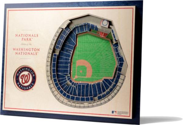 You The Fan Washington Nationals 5 Layer Stadiumviews 3d Wall Art