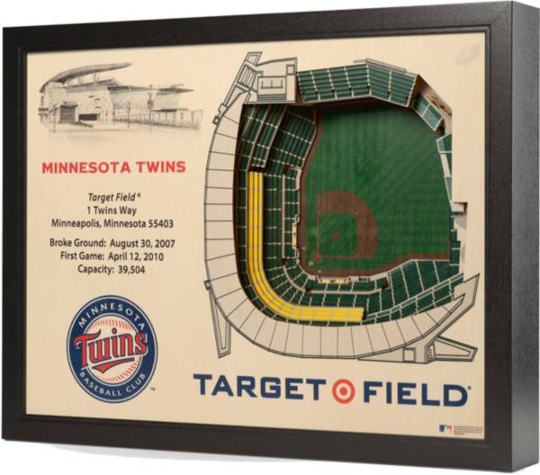 You The Fan Minnesota Twins 25 Layer Stadiumviews 3d Wall Art Dicks