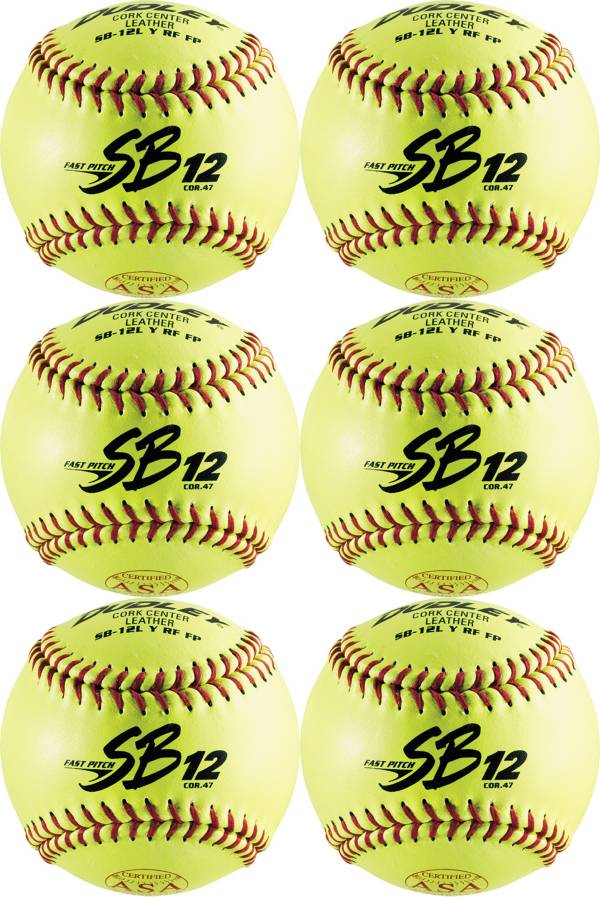 Dudley 12” USA/NFHS SB12 Fastpitch Softballs - 6 Pack | Dick's Sporting ...