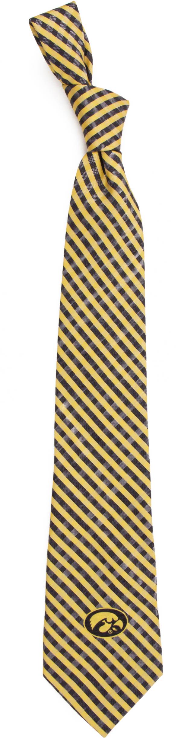 Eagles Wings Iowa Hawkeyes Gingham Necktie | Dick's Sporting Goods