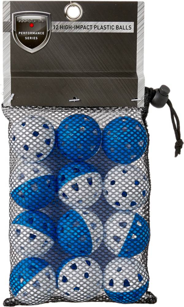 Maxfli Performance Series High-Impact Plastic Practice Balls - 12-Pack ...
