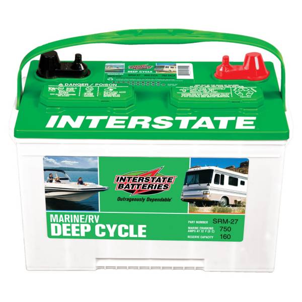 Interstate Batteries SRM-27 Marine/RV Deep Cycle Battery | Publiclands Interstate Batteries SRM-27 Marine/RV Deep Cycle Battery | Publiclands