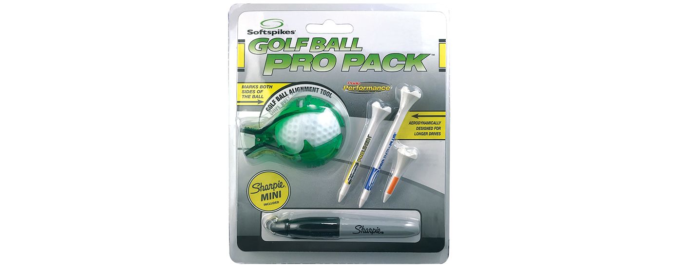 Softspikes Golf Ball Alignment Tool & 3 Pride Performance Tees | Golf ...