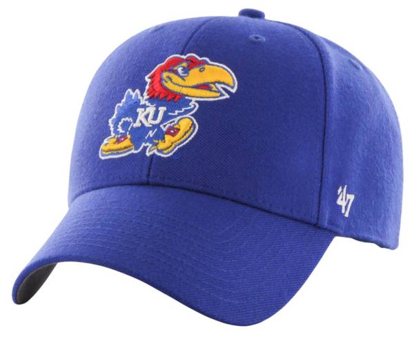 ‘47 Men's Kansas Jayhawks Blue MVP Adjustable Hat | Dick's Sporting Goods