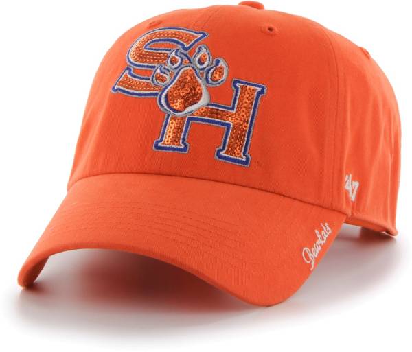 ‘47 Women's Sam Houston Bearkats Orange Sparkle Clean Up Adjustable Hat ...