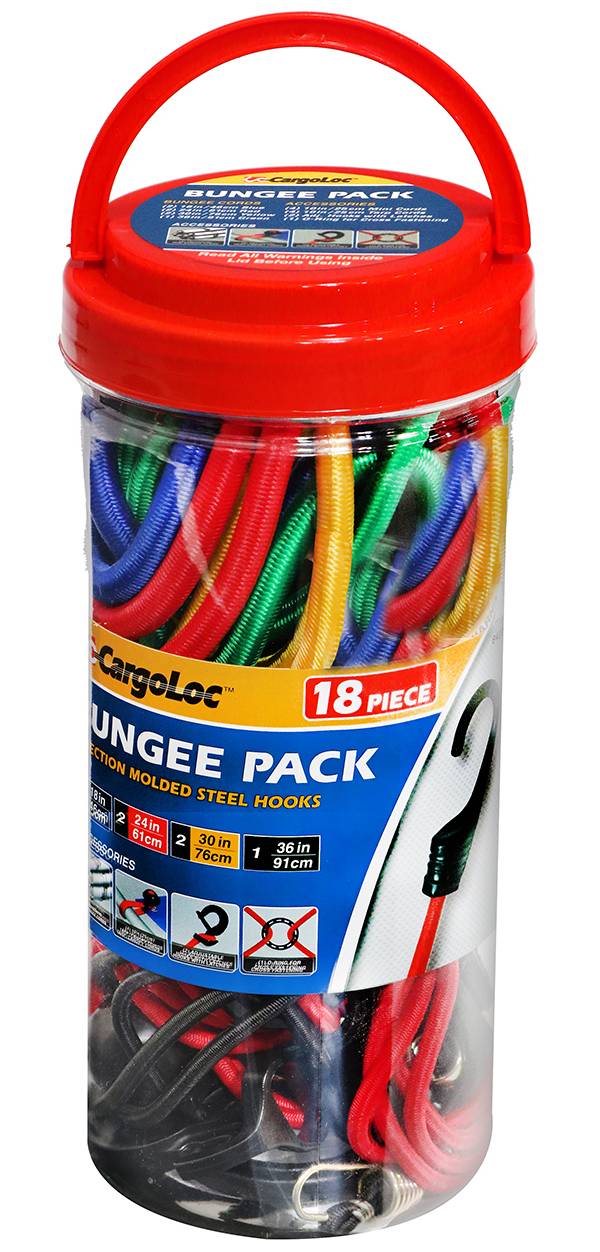 CargoLoc 18 Pc Bungee Cord Assortment with Molded Steel Hooks | Dick's ...