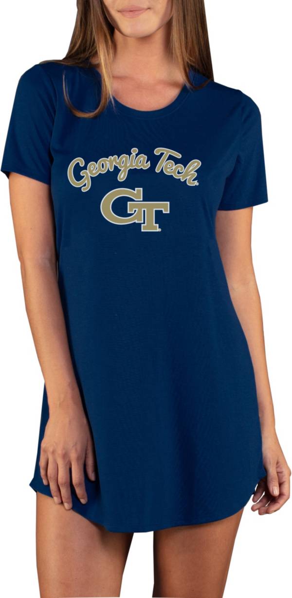 Concepts Sport Women's Georgia Tech Yellow Jackets Navy Night Shirt ...