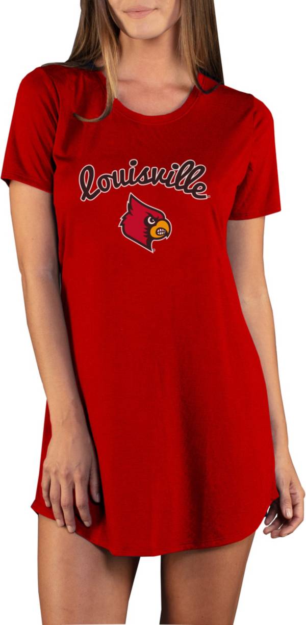 Concepts Sport Women's Louisville Cardinals Cardinal Red Night Shirt ...