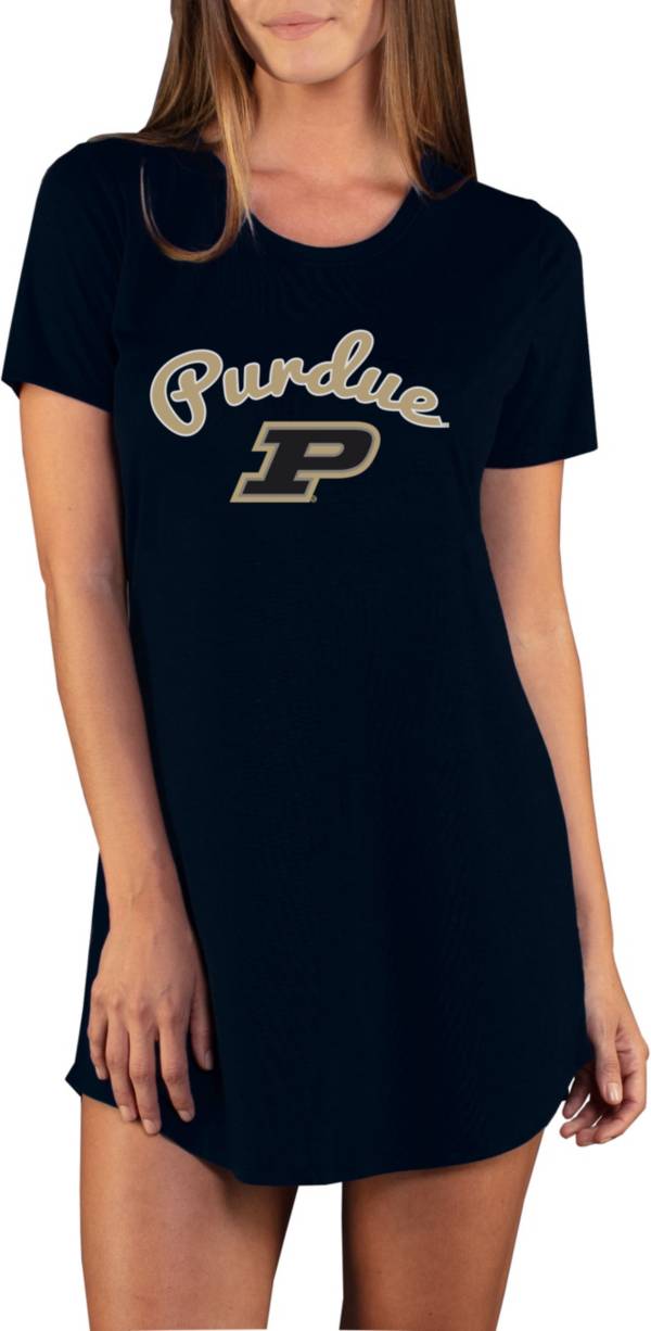 Concepts Sport Women's Purdue Boilermakers Black Night Shirt | Dick's ...