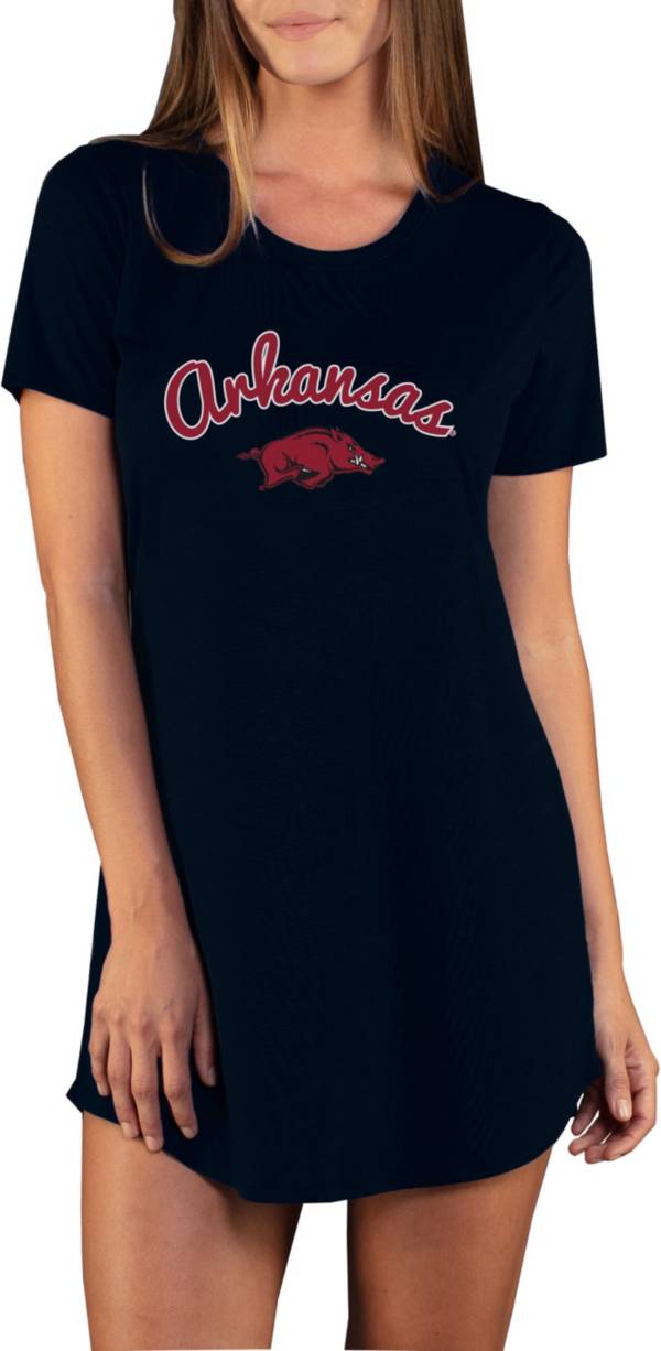 Concepts Sport Women's Arkansas Razorbacks Black Night Shirt | Dick's ...