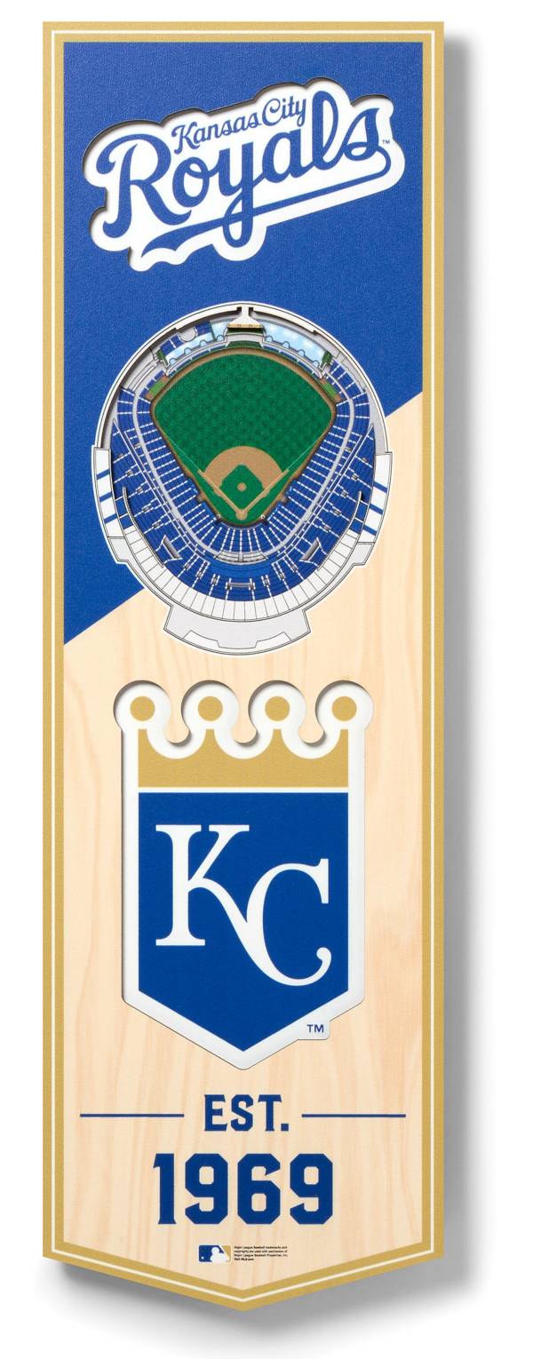 You The Fan Kansas City Royals 6''x19'' 3-D Banner | Dick's Sporting Goods